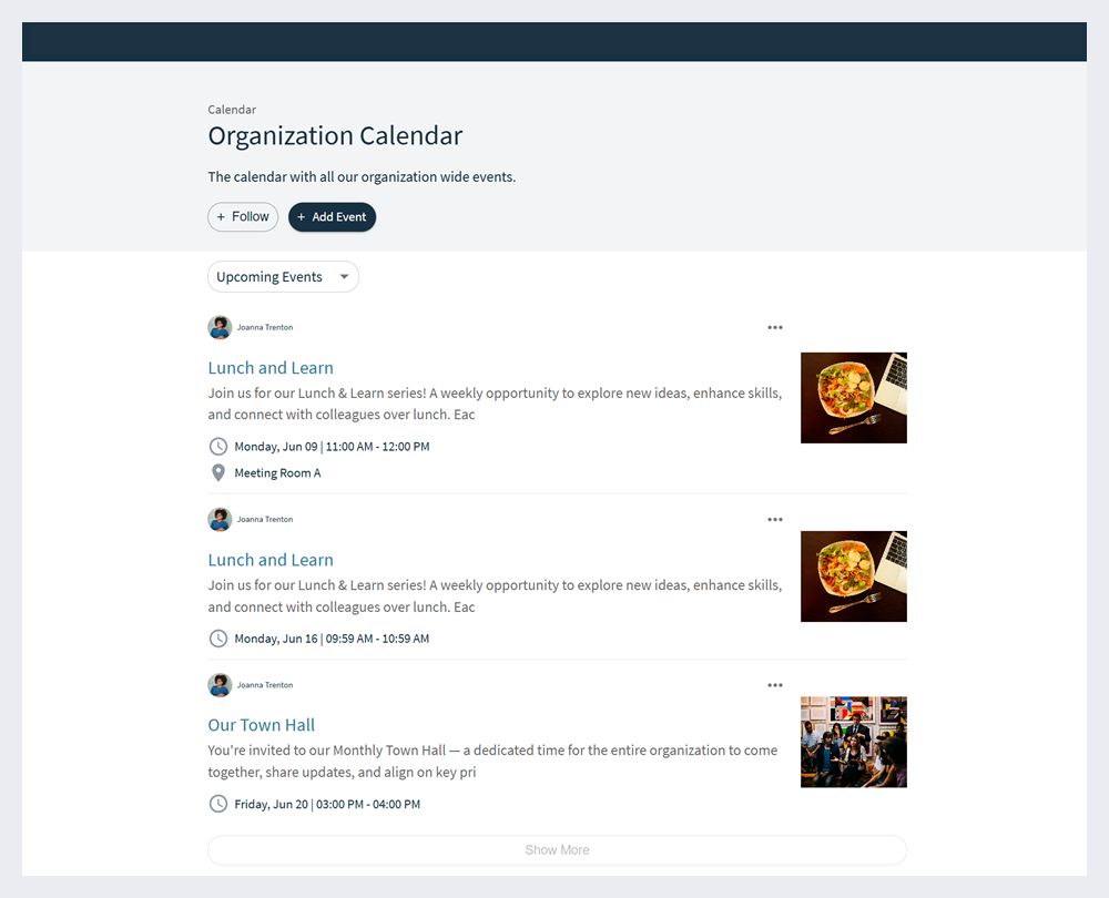 Calendar – Igloo Flex